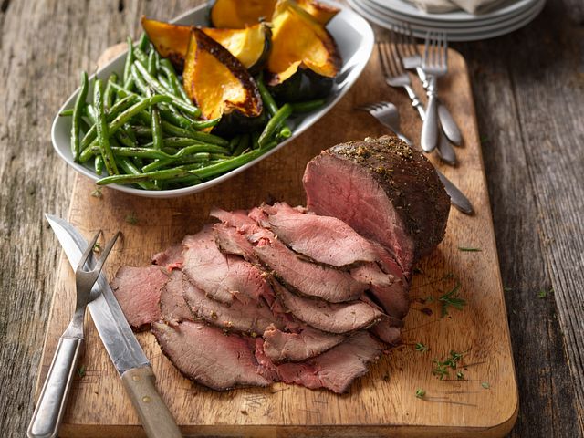 how to cook grass fed top round roast